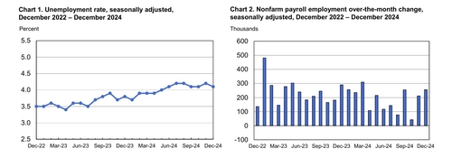 U.S. Non-Farm Payrolls Increase by 256,000 in December, Significantly ...