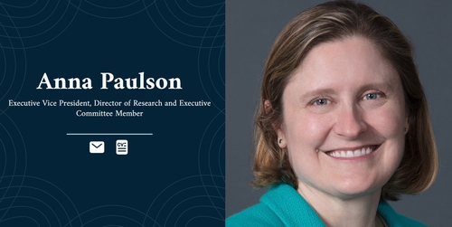 Anna Paulson, Chicago Fed Senior Vice President, Named as Philadelphia ...